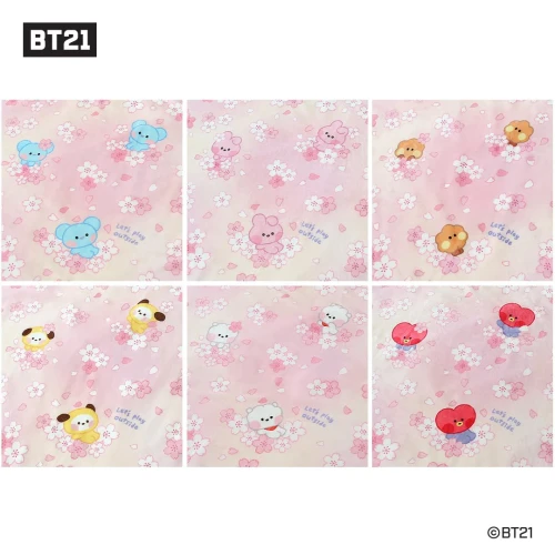 BT21 Cherry Blossom Minini Blanket