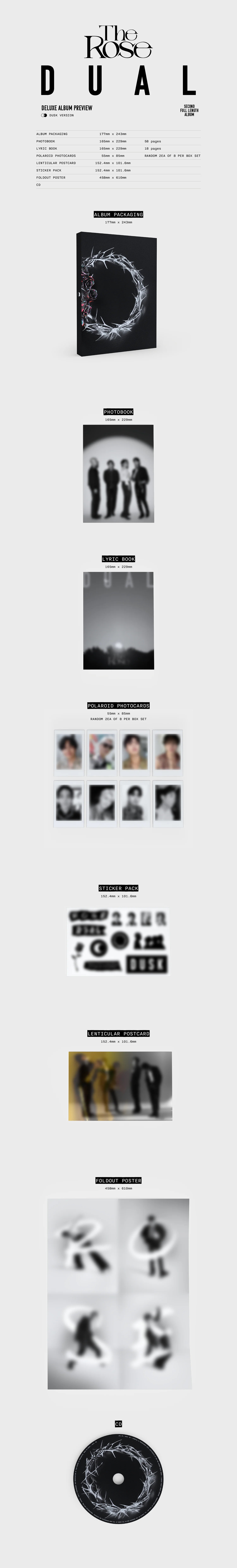All Day Project Kpop WRLD The Rose Album [A Ver. (Deluxe Ver.)]+Pre ...