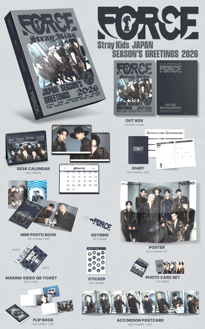 STRAY KIDS Japan Season's Greetings 2026 FORCE